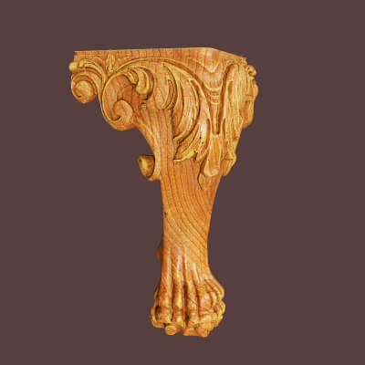 Classic Ornamental Leg 3 - 3D Model by hulk mario