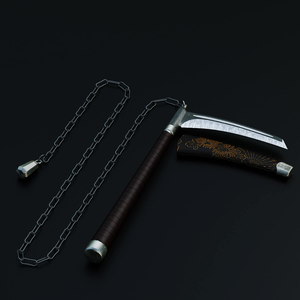 Japanese Traditional Weapons - 3D Model by hulk mario