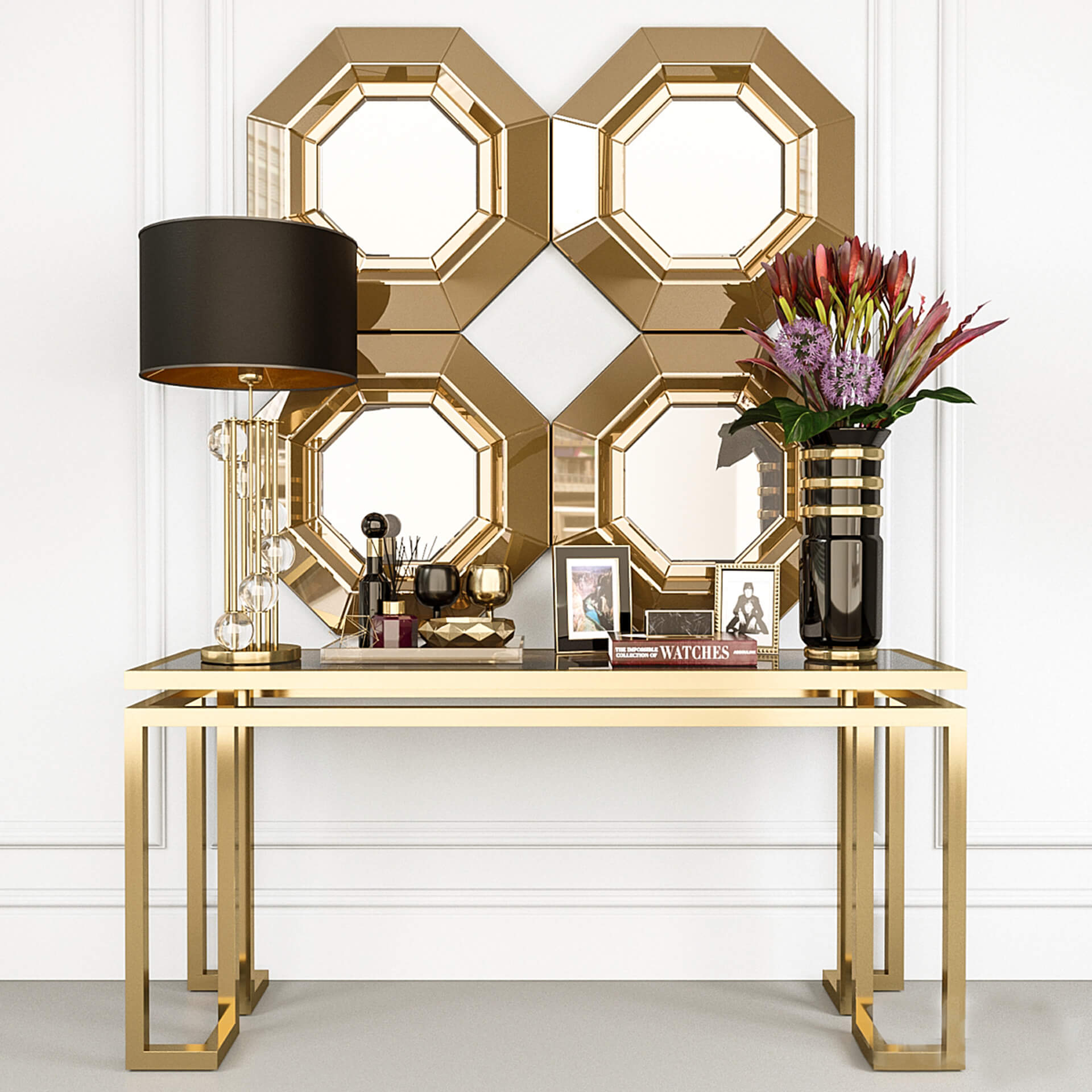 Console Palmer by Eichholtz - 3D Model by hulk mario