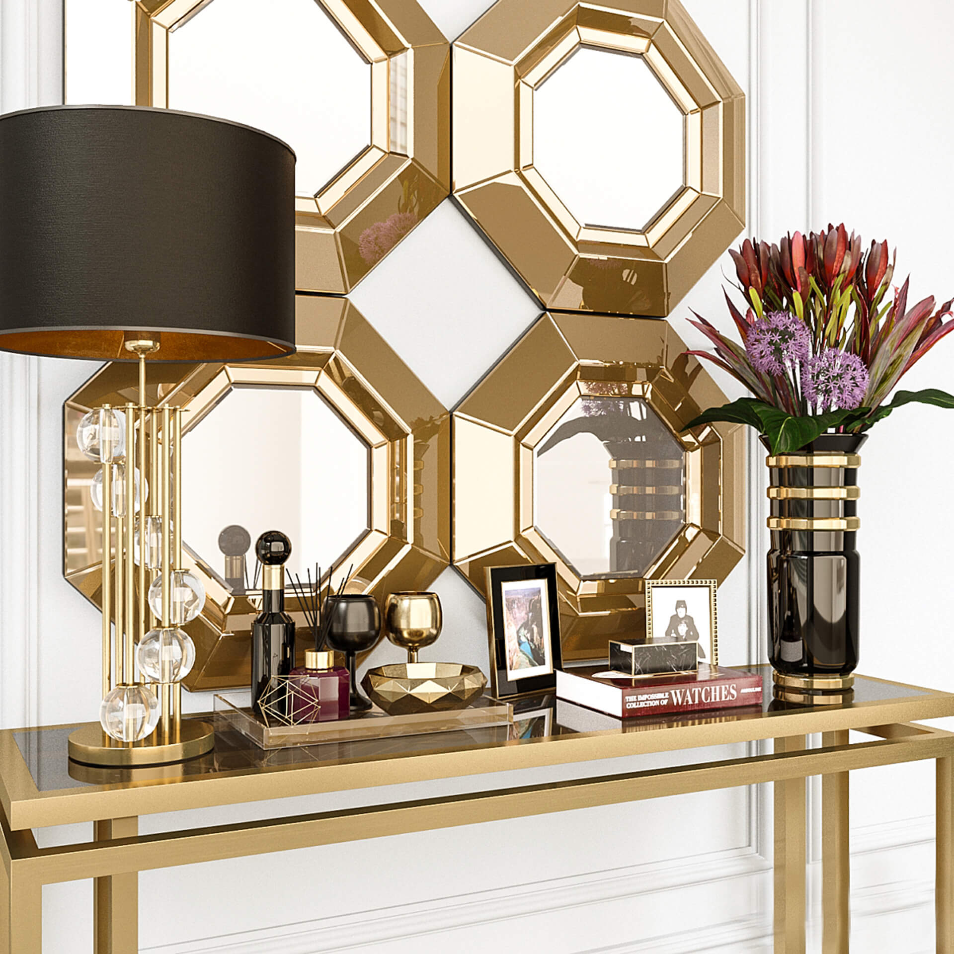 Console Palmer by Eichholtz - 3D Model by hulk mario