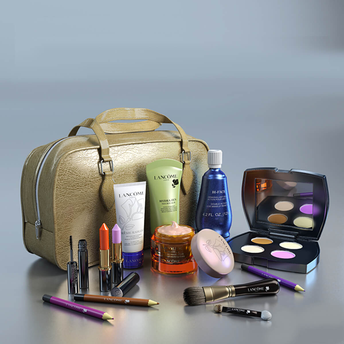 Cosmetic Set Lancome - 3D Model by hulk mario