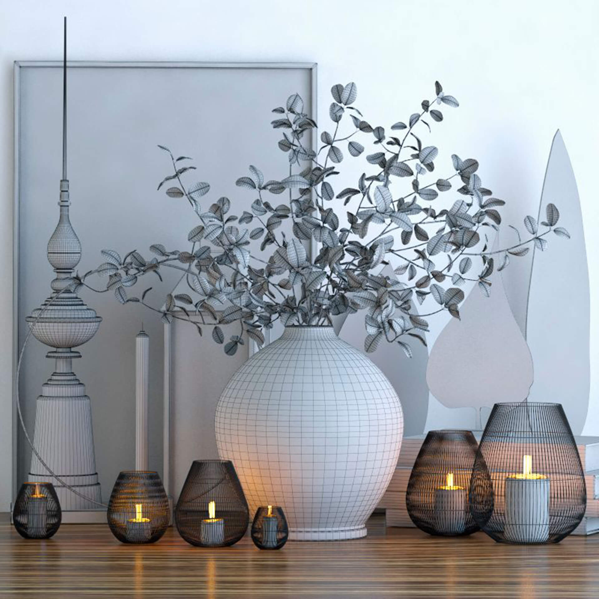 Decorative Set 6 - 3D Model by hulk mario