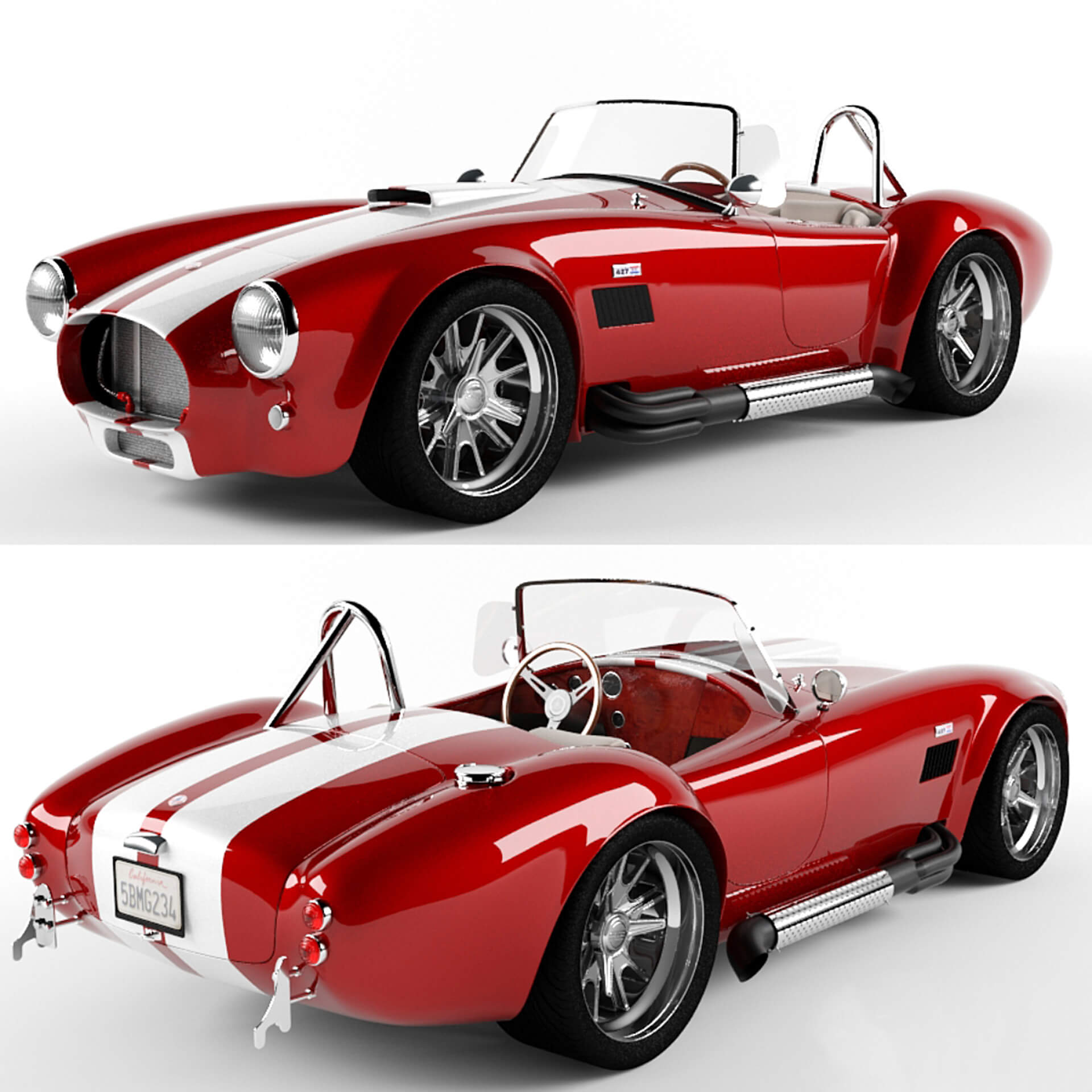 Ford Shelby Cobra 427 - 3D Model by hulk mario
