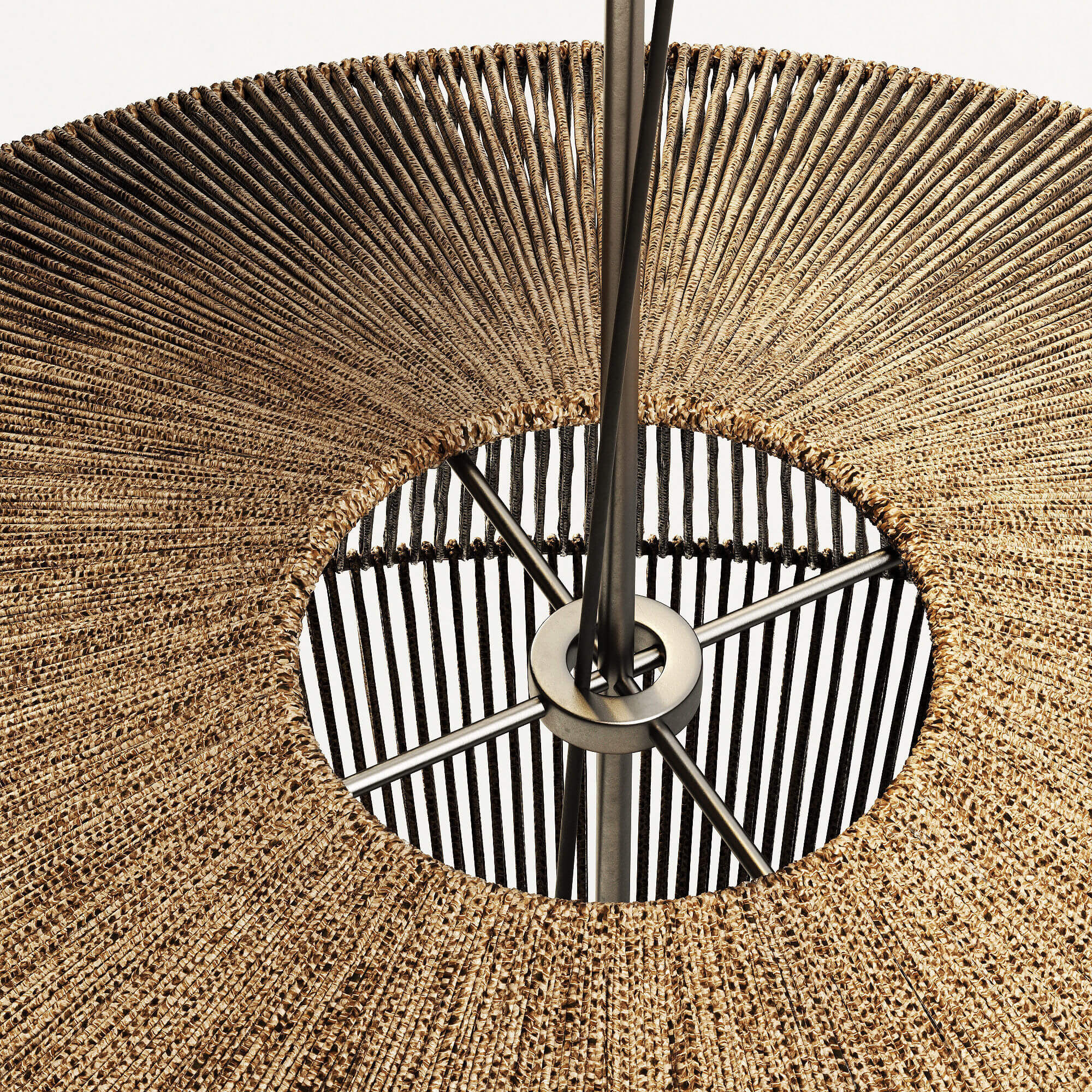 Lamp Wood Rotang Wicker Barrel N2 - 3D Model by hulk mario