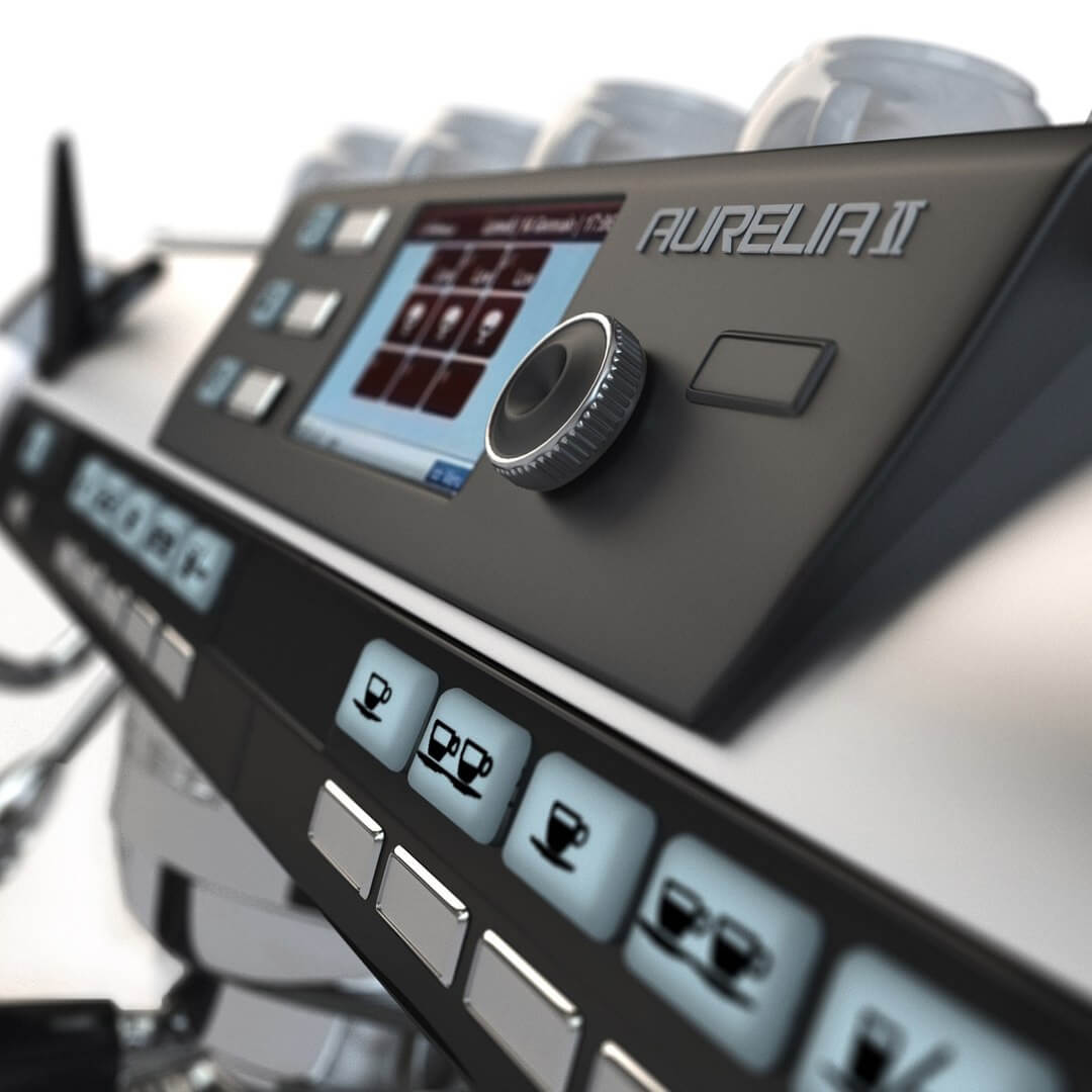 Nuova Simonelli Aurelia II Digit - 3D Model by hulk mario