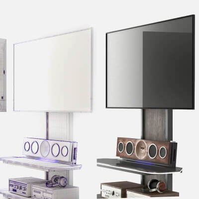 Television Stand, Acoustics - 3D Model by hulk mario