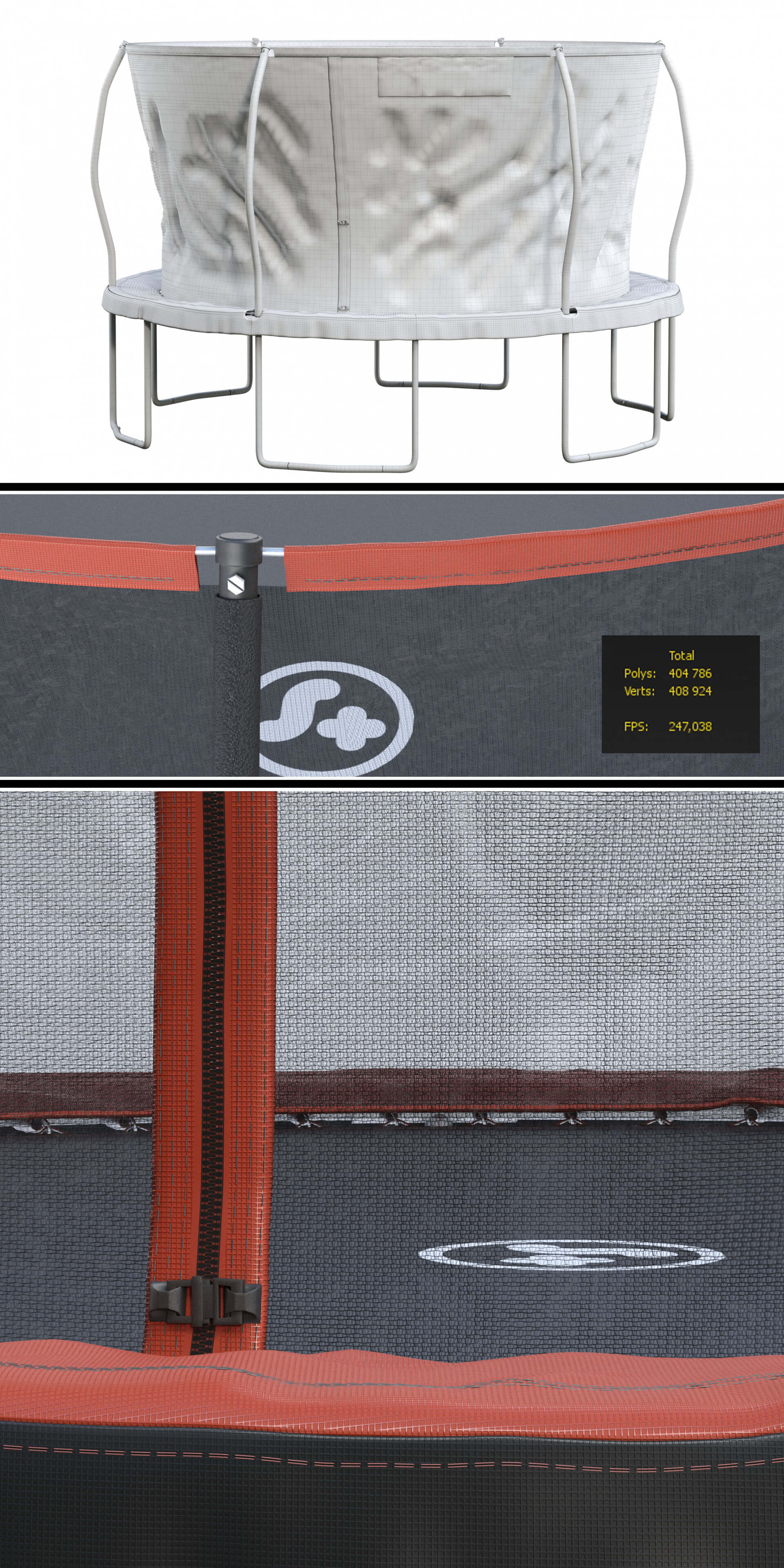 Trampoline Sportplus SP - 3D Model by hulk mario