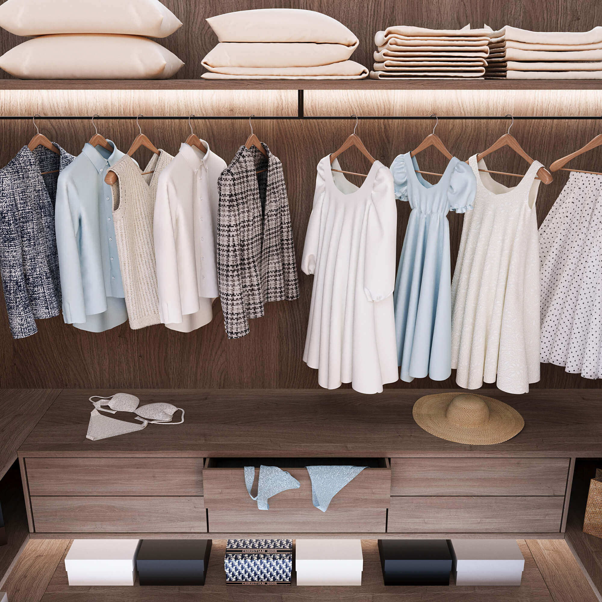 Wardrobe 003 - 3D Model by hulk mario