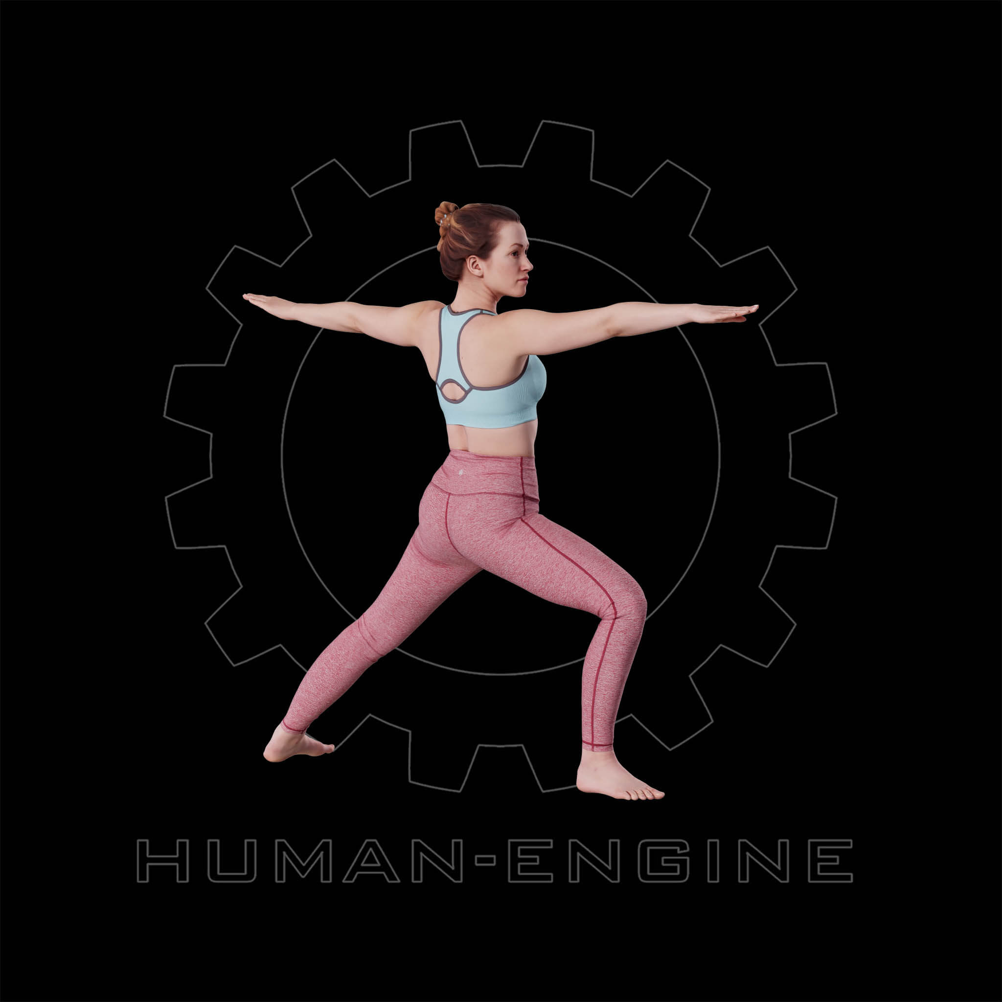 Female Scan - Katia 24 3D Model by Human-Engine