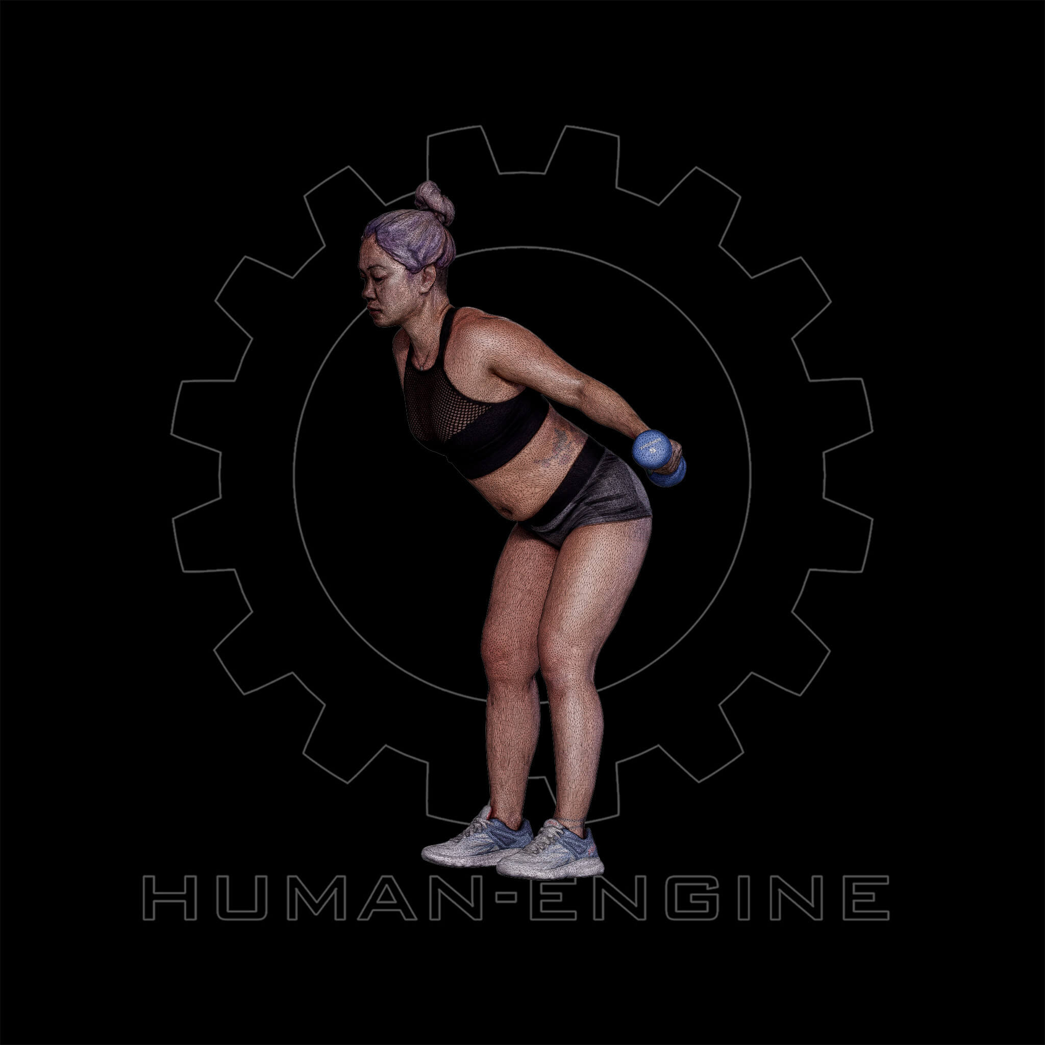 Female Scan - Violet 41 3D Model by Human-Engine