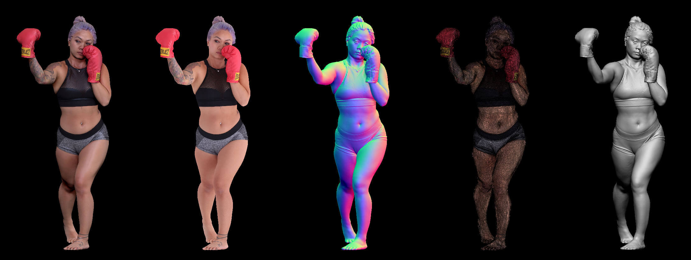 Female Scan - Violet 70 3D Model by Human-Engine