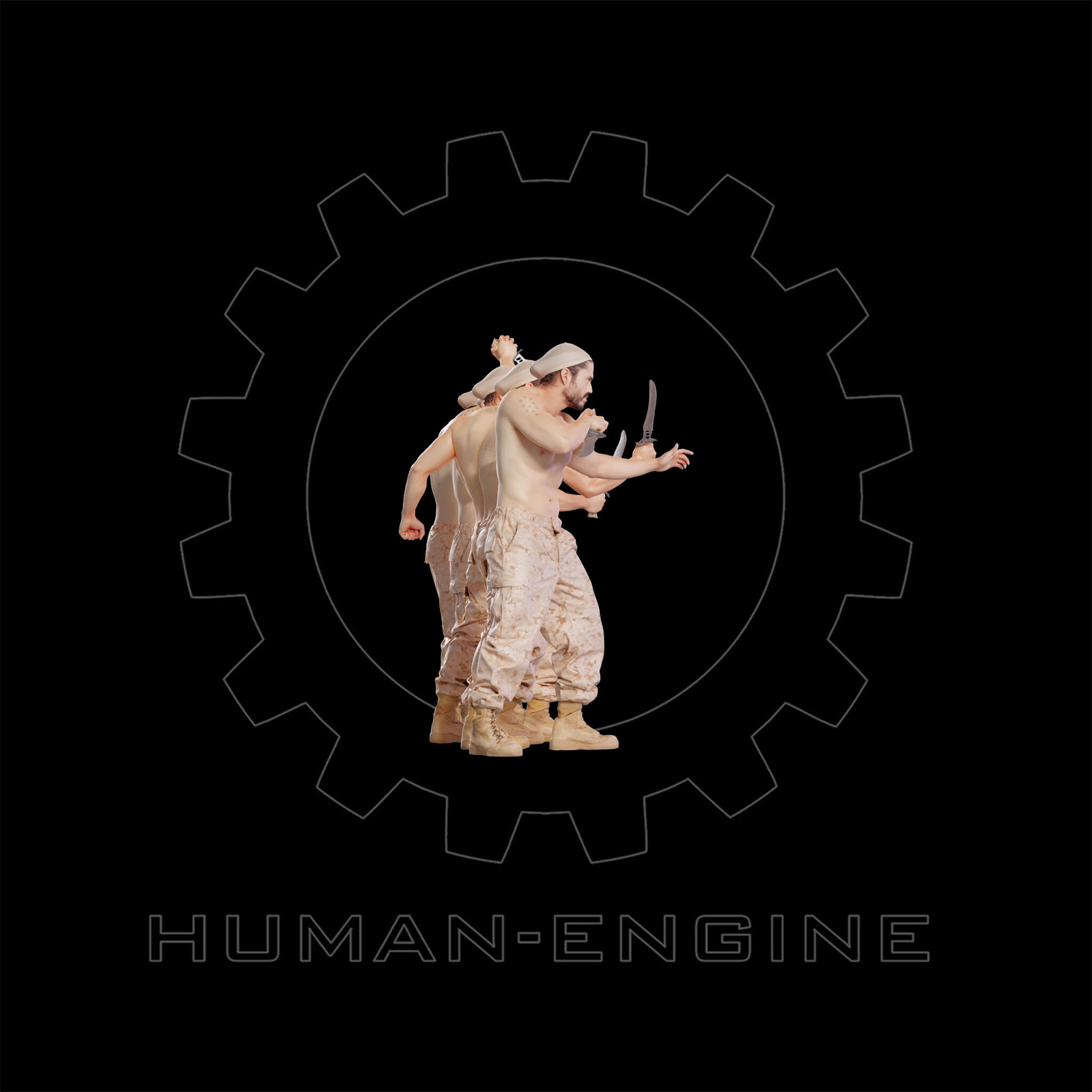 Male Scan - Victor Knife Poses Bundle 3D Model by Human-Engine