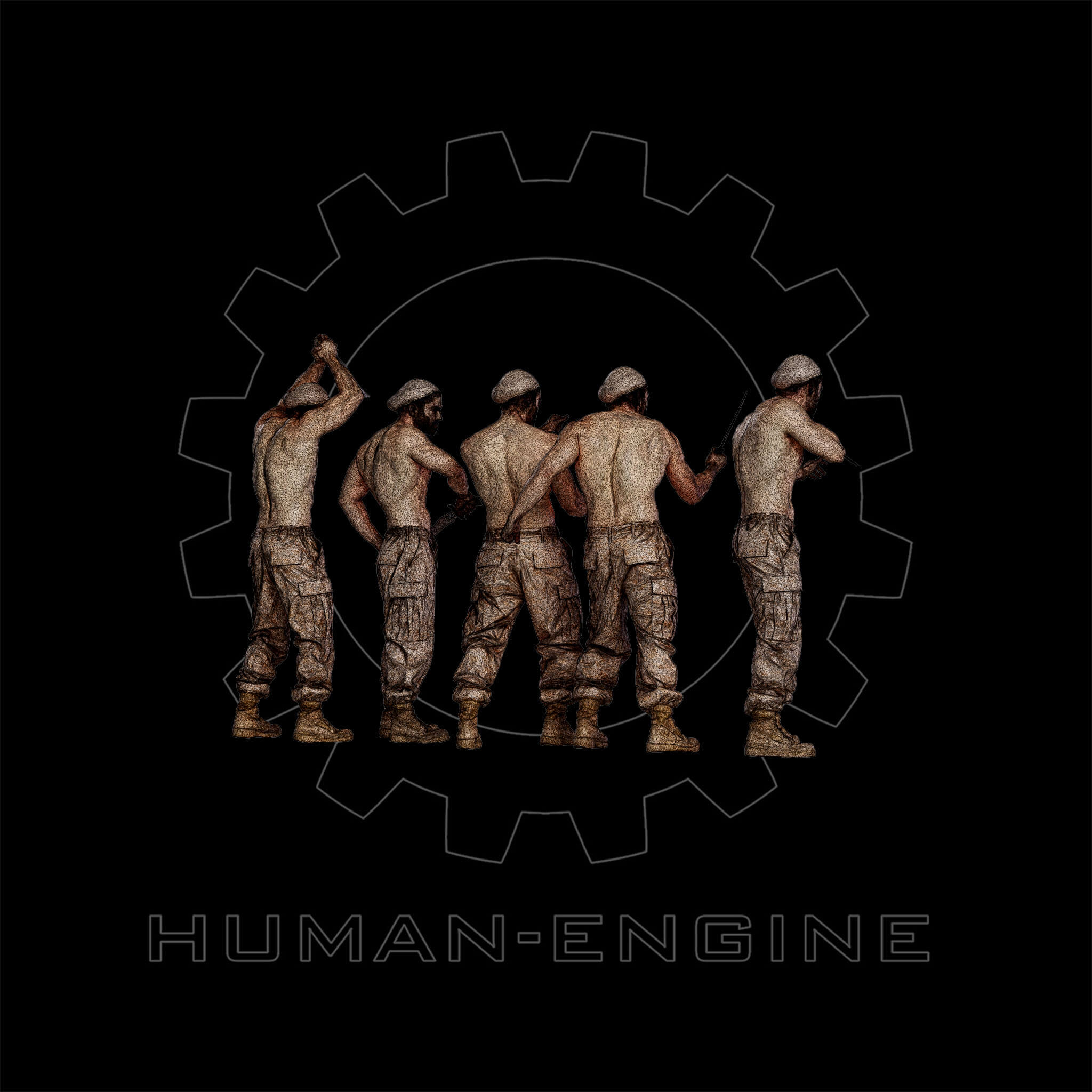 Male Scan - Victor Knife Poses Bundle 3D Model by Human-Engine