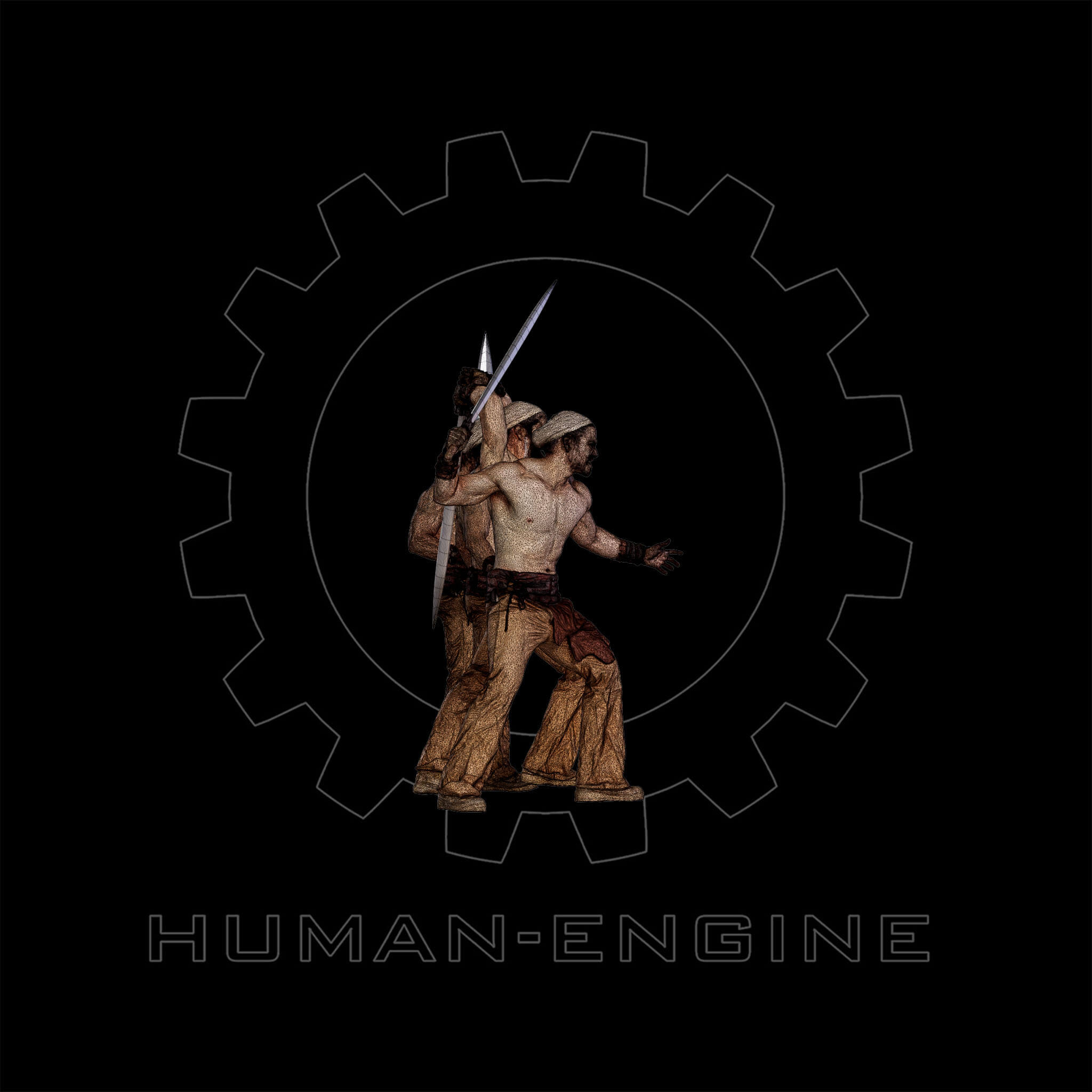 Male Scan - Victor Sword Poses Bundle 3D Model by Human-Engine