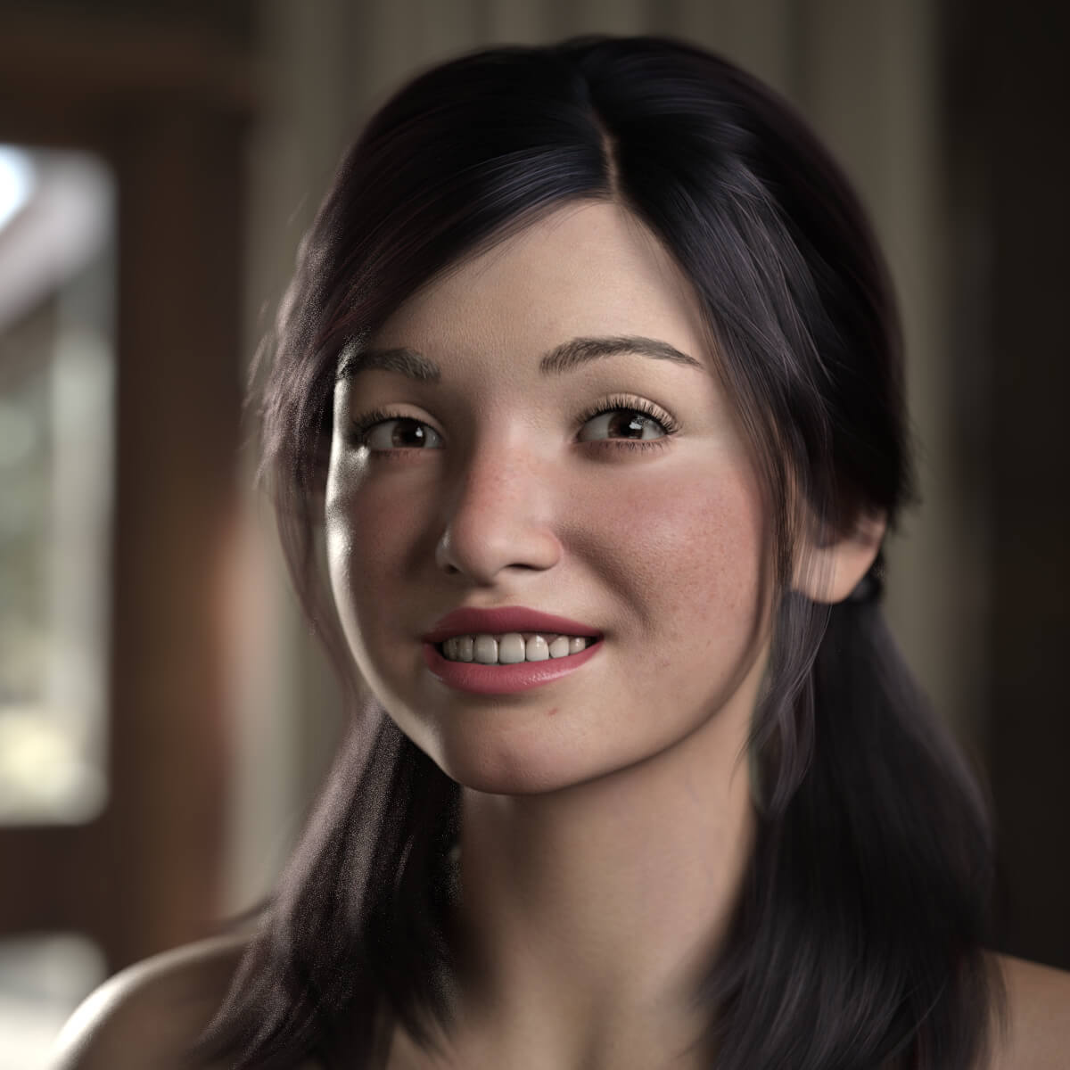 Audrey S with Pro Textures for Genesis 9 3D Render