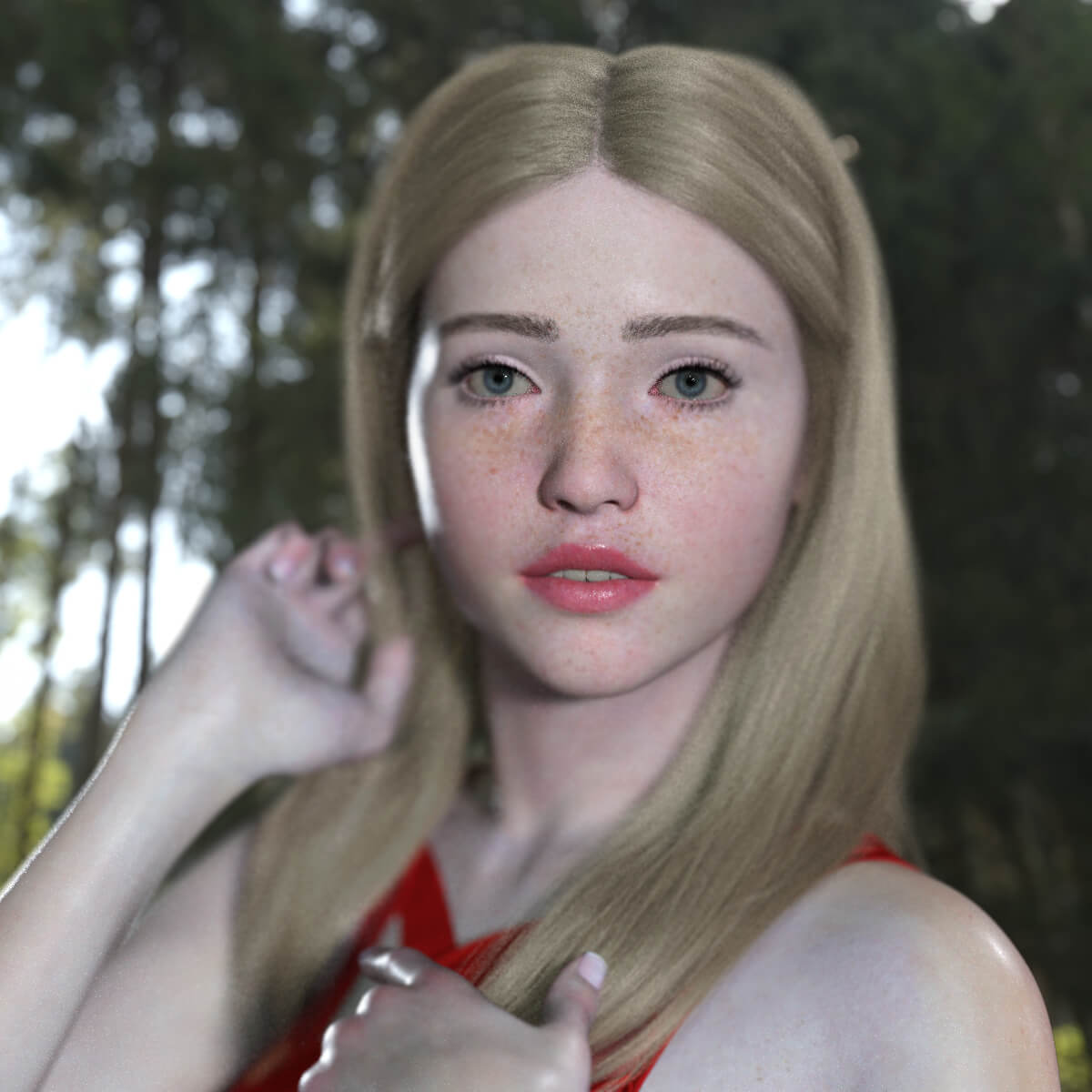 Dolly Pro Textures for Genesis 9 Female 3D Render