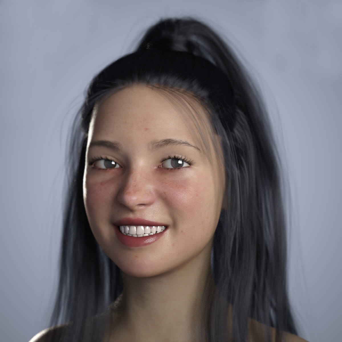 Ganika V5 High Quality Textures for G8 Female 3D Render