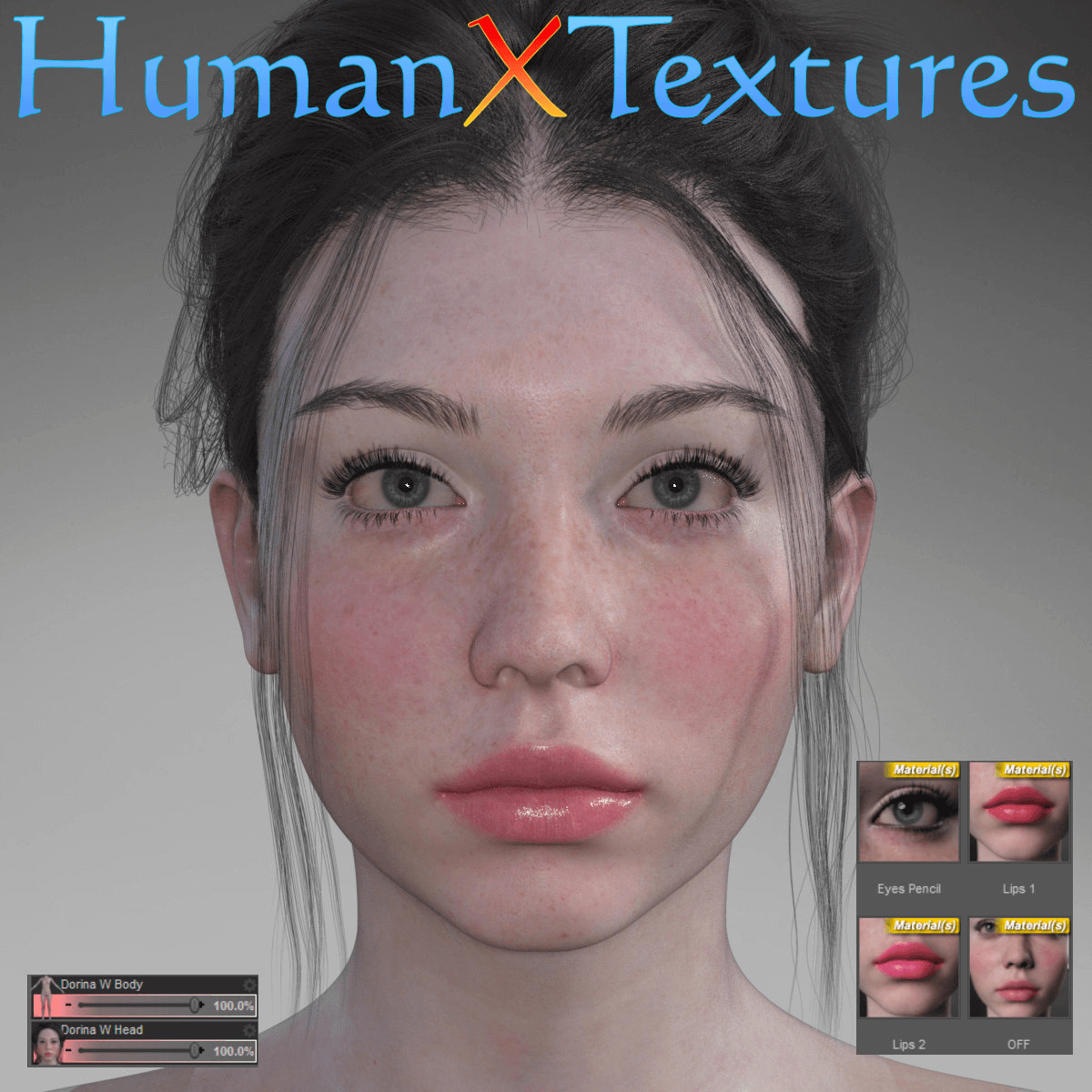 HumanXTextures 3D Render, Digital Art by HumanXYStudio