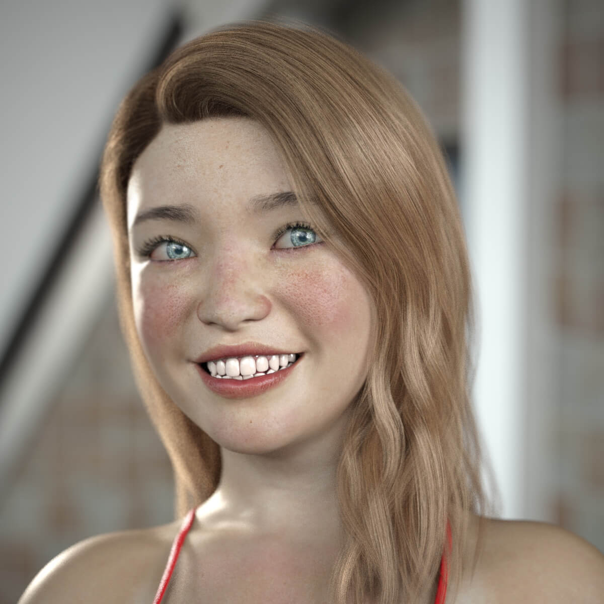 Matilda V3 High-Quality Textures for G8 Female 3D Render