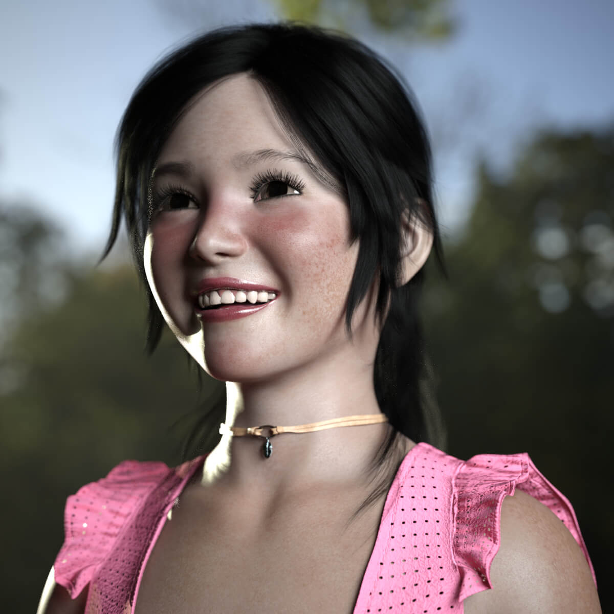 Momo V4 8K Textures for G8.1 Female 3D Render by HumanXYStudio