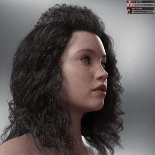 Rieko S 2025 High-Quality Textures for G8 Female 3D Render