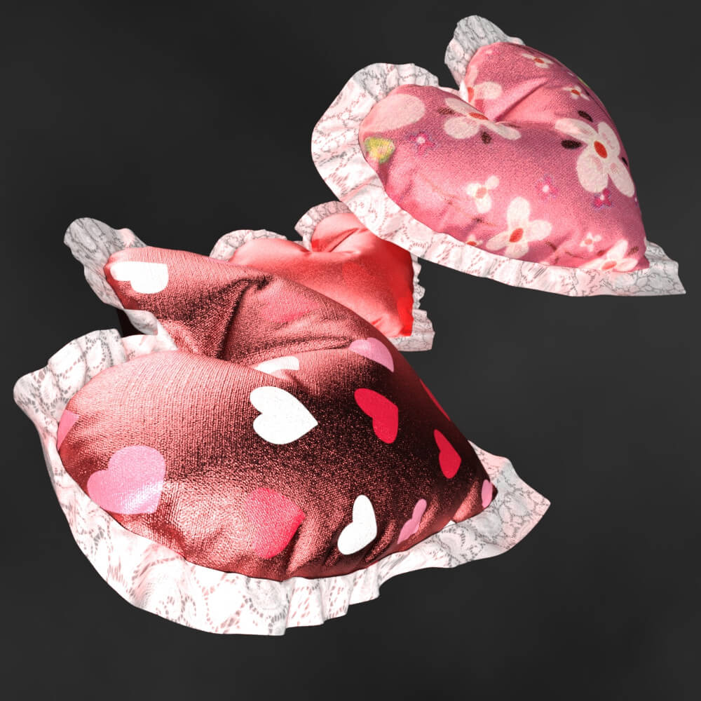 Heart Bed - Daz Content by HumanXYStudio