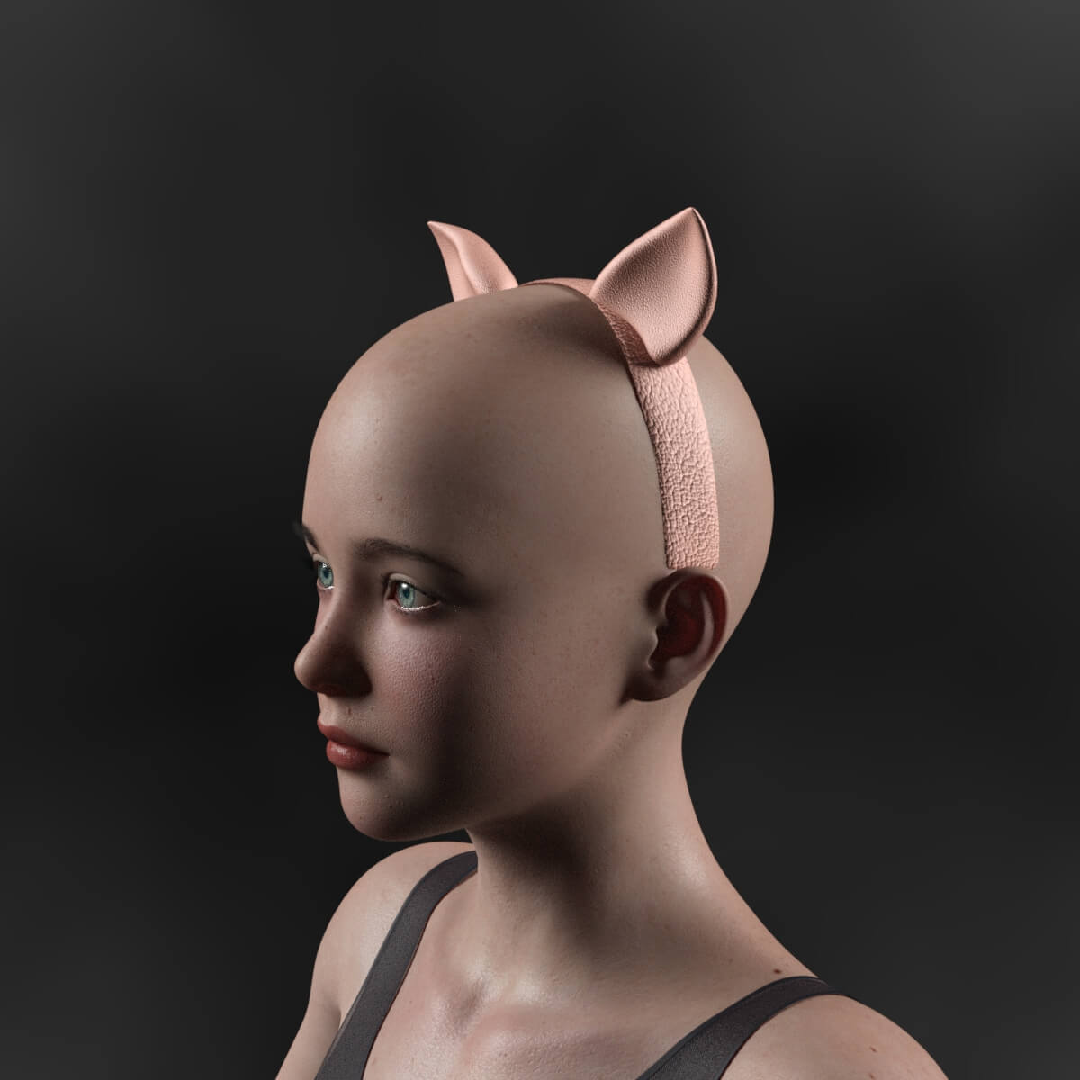 HX Cat Ears for Genesis 9 - Daz Content by HumanXYStudio