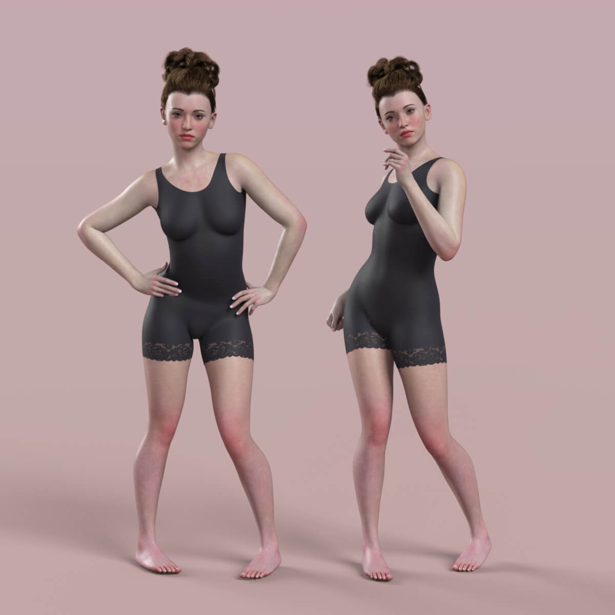 HX Cute Poses 1 for Genesis 9 - Daz Content by HumanXYStudio