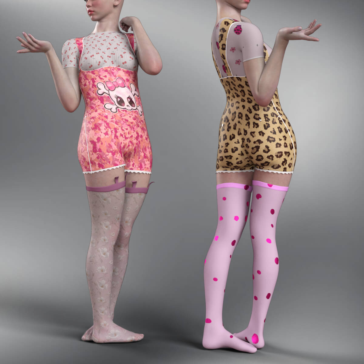 HX Cute Set X for Genesis 9 - Daz Content by HumanXYStudio