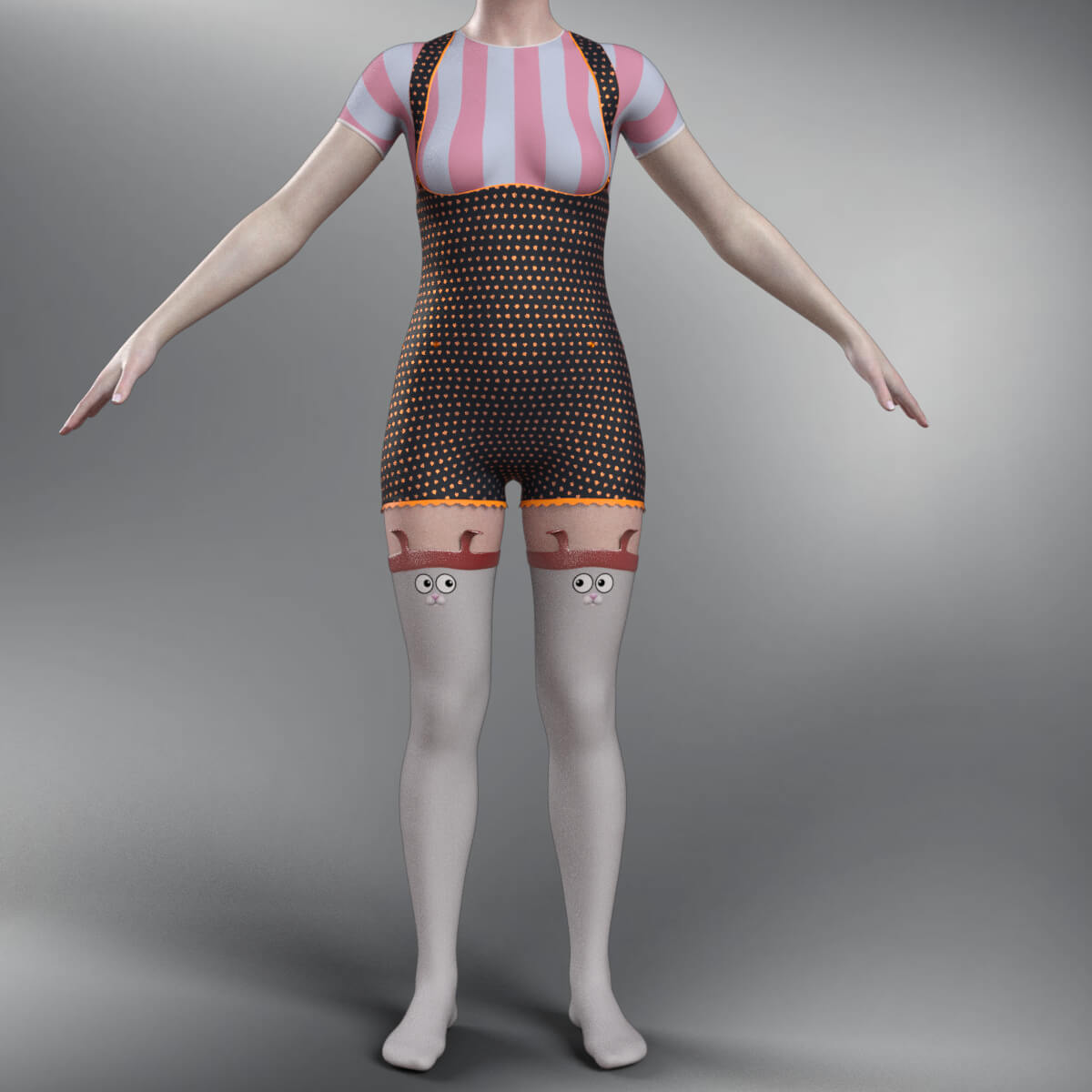 HX Cute Set X for Genesis 9 - Daz Content by HumanXYStudio