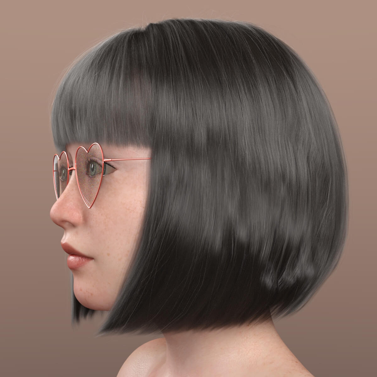 HX Heart Glasses - Daz Content by HumanXYStudio