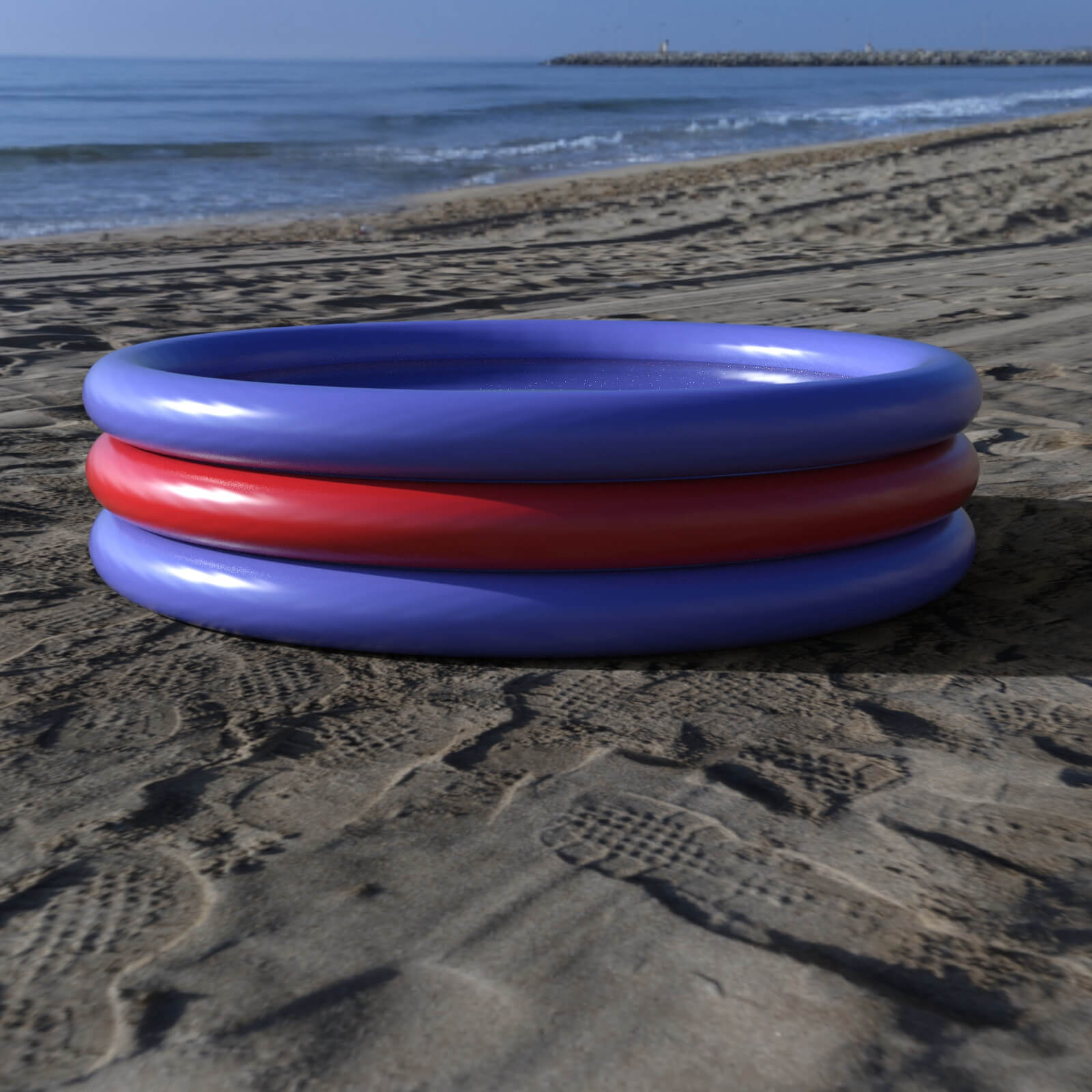 HX Inflatable Pool Free Prop - Free Daz Content by HumanXYStudio