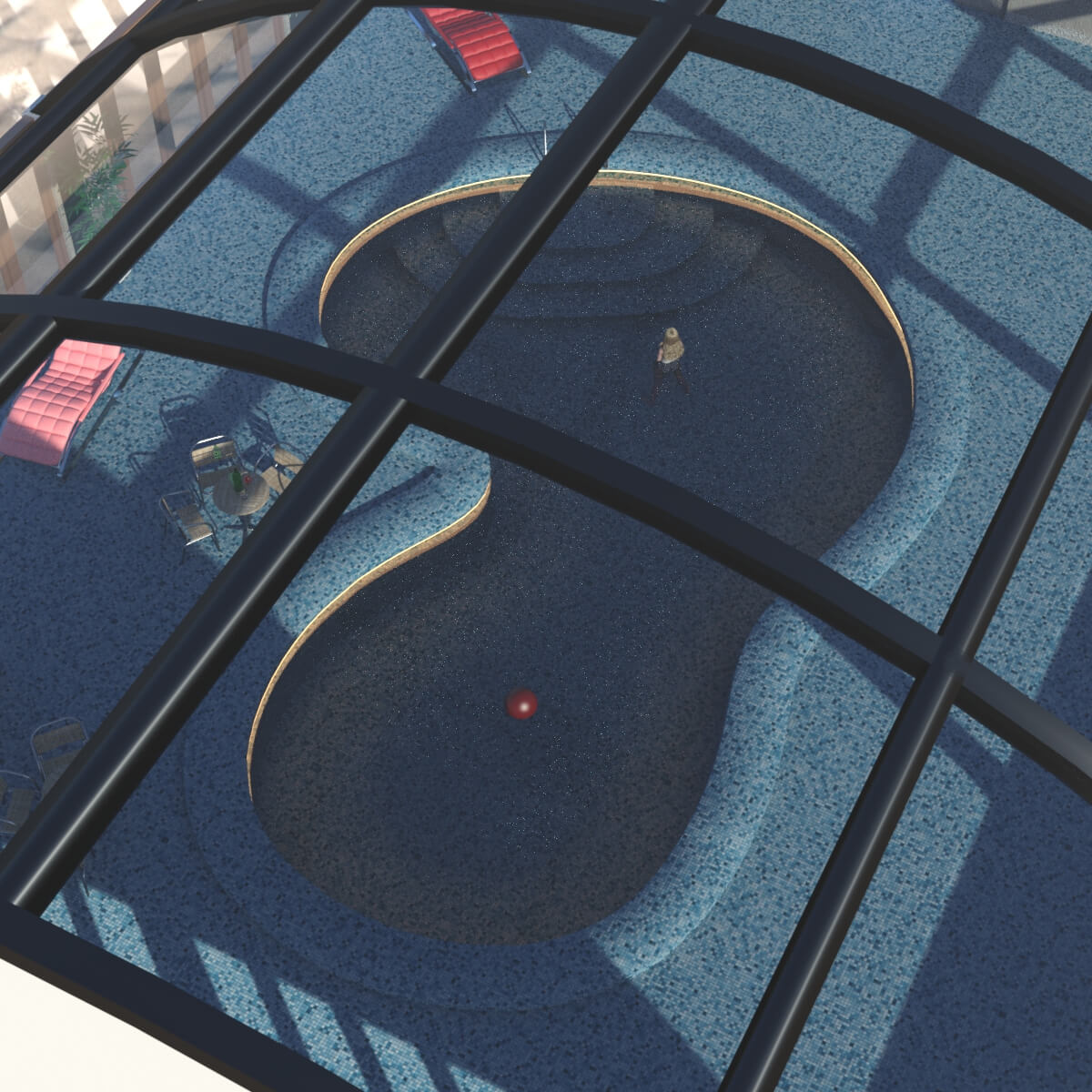 HX Pool Scene - Daz Content by HumanXYStudio