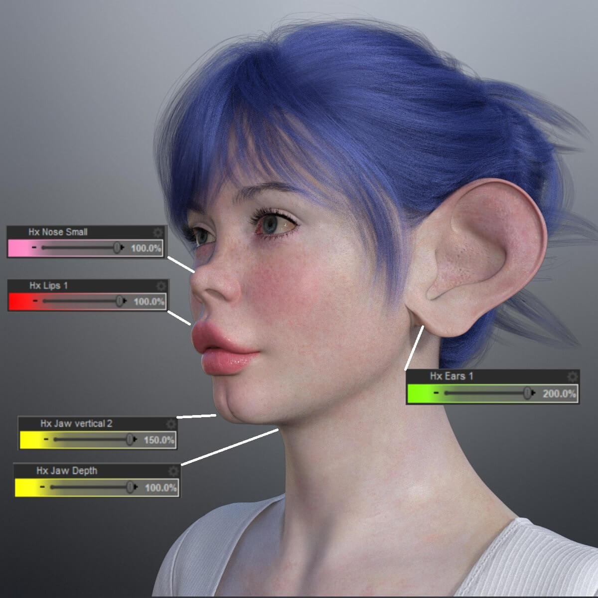 HX Special Morphs 2 for Genesis 9 Female - Daz Content by HumanXYStudio