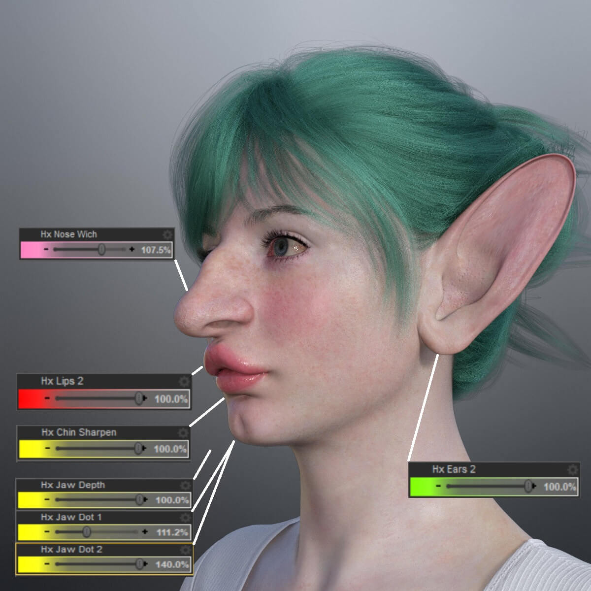 HX Special Morphs 2 for Genesis 9 Female - Daz Content by HumanXYStudio