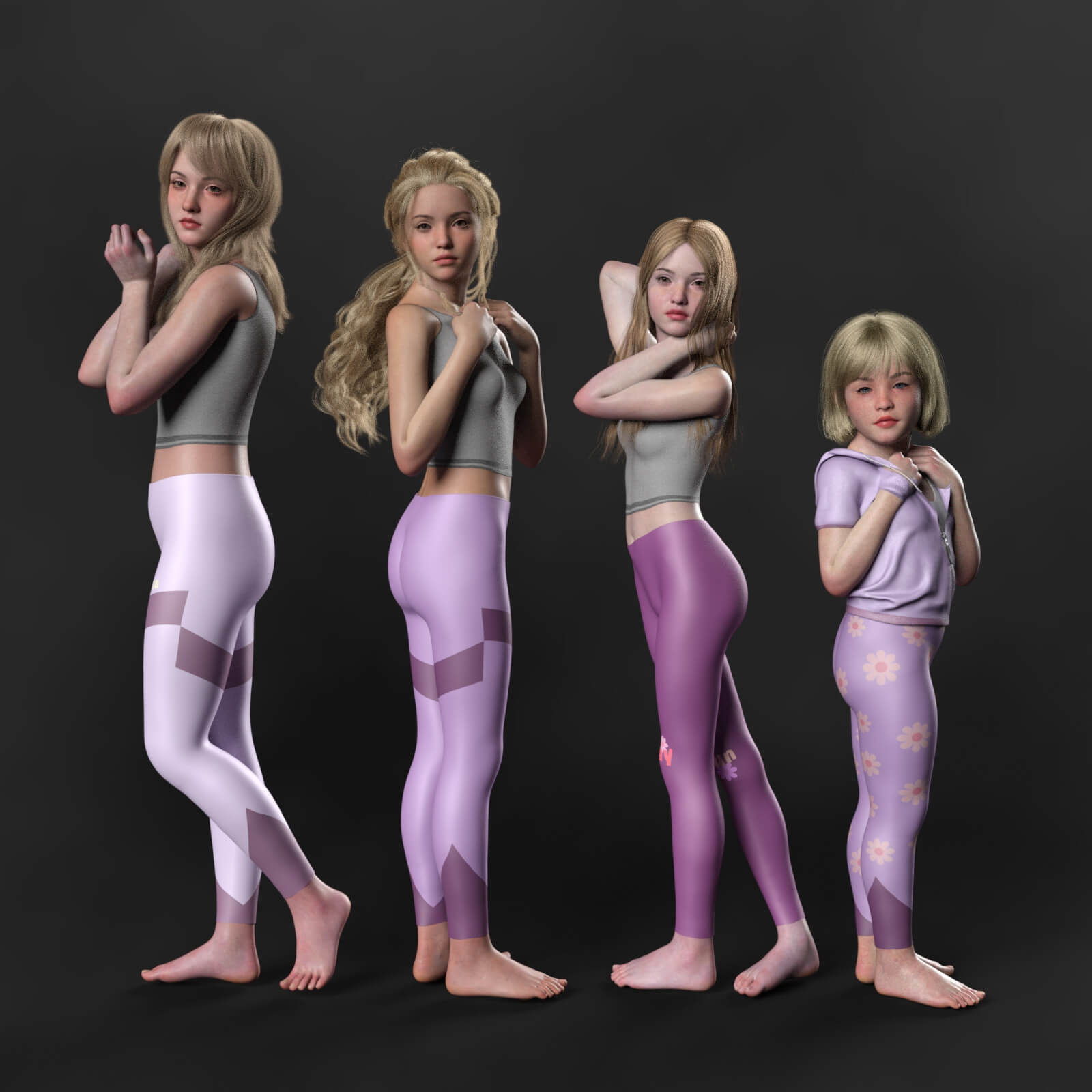 HX Teens Morphs for Genesis 9 - Daz Content by HumanXYStudio
