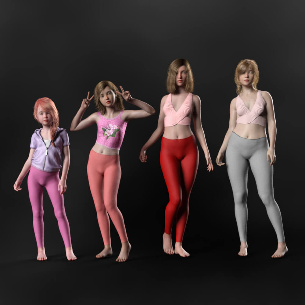 Irina 4 in One G8 and G8.1 Female Character Morphs - Daz Content by HumanXYStudio