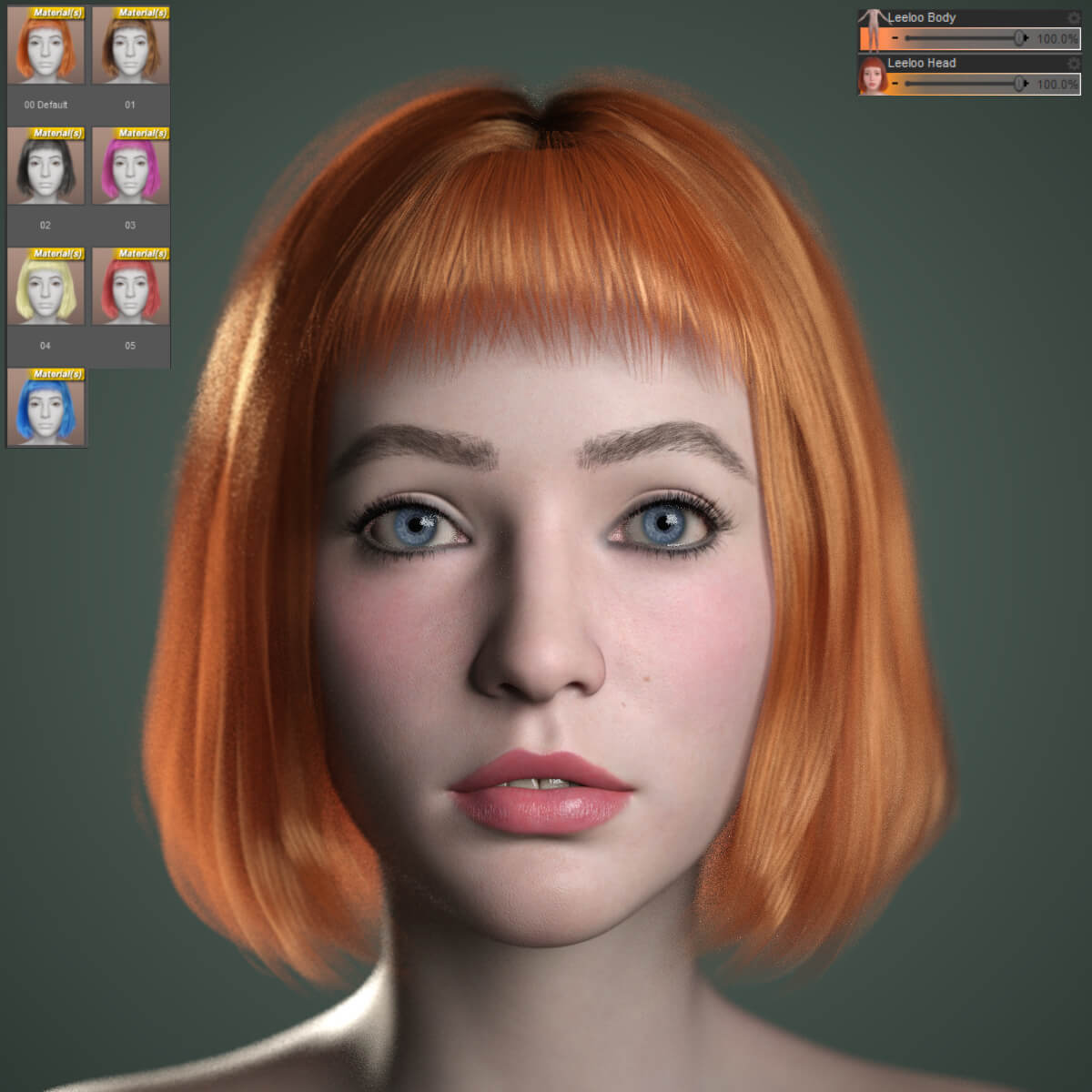 Leeloo for Genesis 9 With Hair and Pro Textures - Daz Content by ...