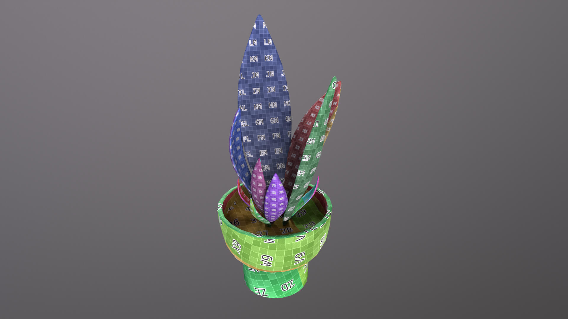 Flower Pot Stylized - 3D Model by HUNTR3D