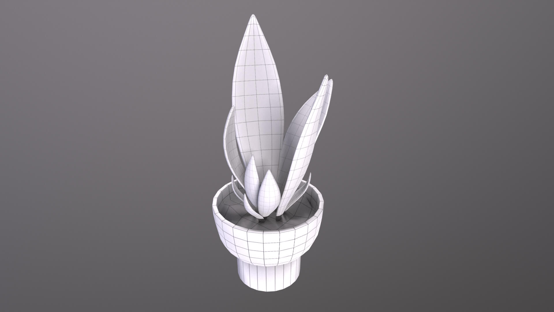Flower Pot Stylized - 3D Model by HUNTR3D