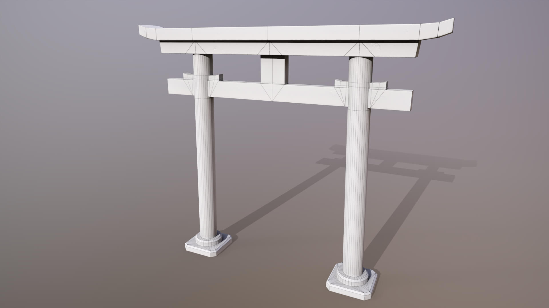 Japanese Torii - 3D Model by HUNTR3D