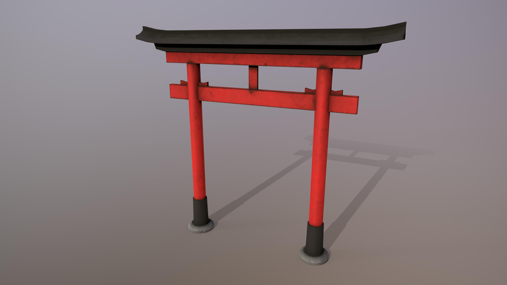 Japanese Torii - 3D Model by HUNTR3D