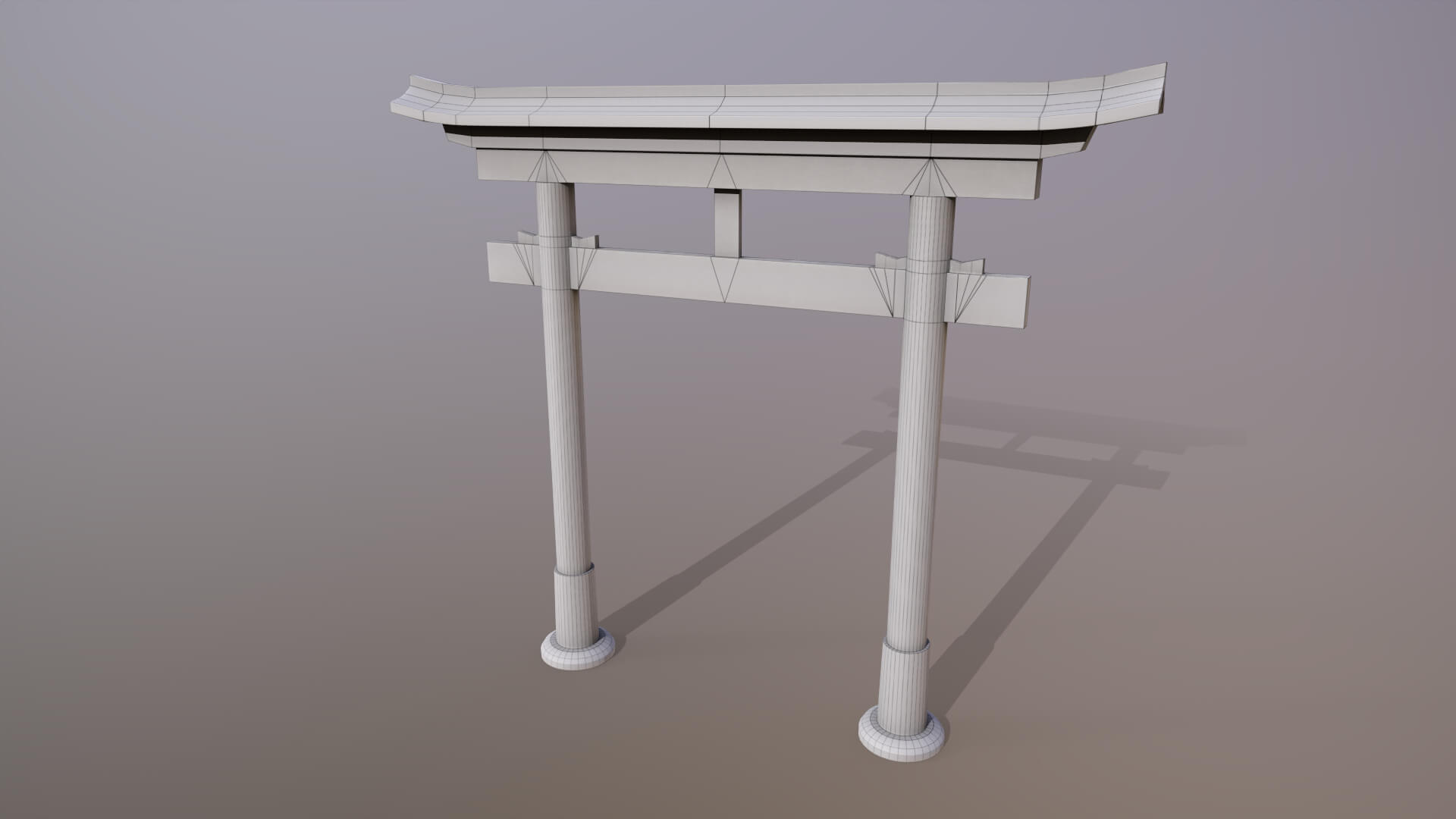 Japanese Torii - 3D Model by HUNTR3D