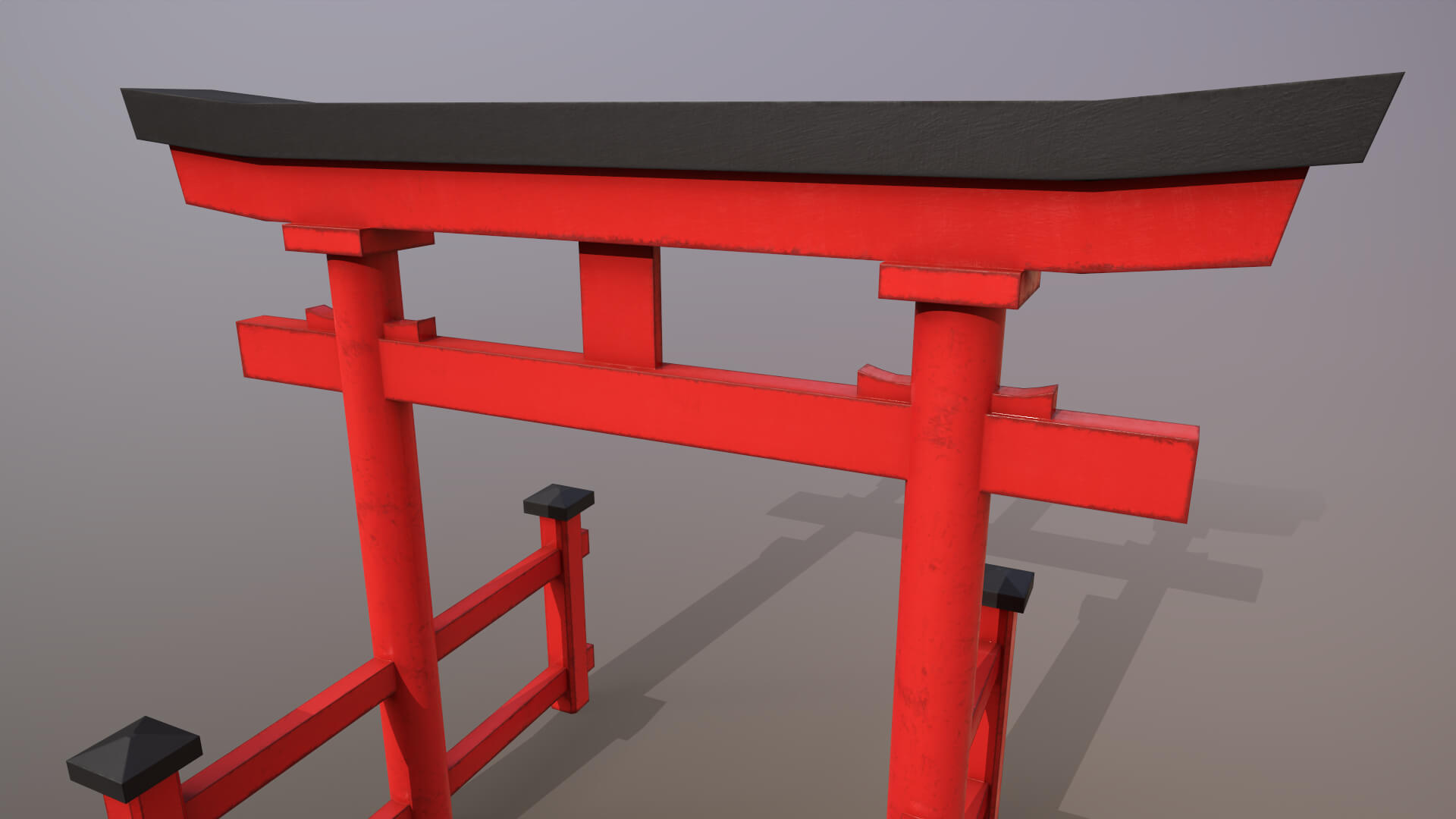 Japanese Torii - 3D Model by HUNTR3D