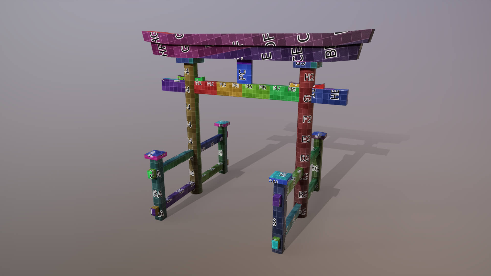 Japanese Torii - 3D Model by HUNTR3D
