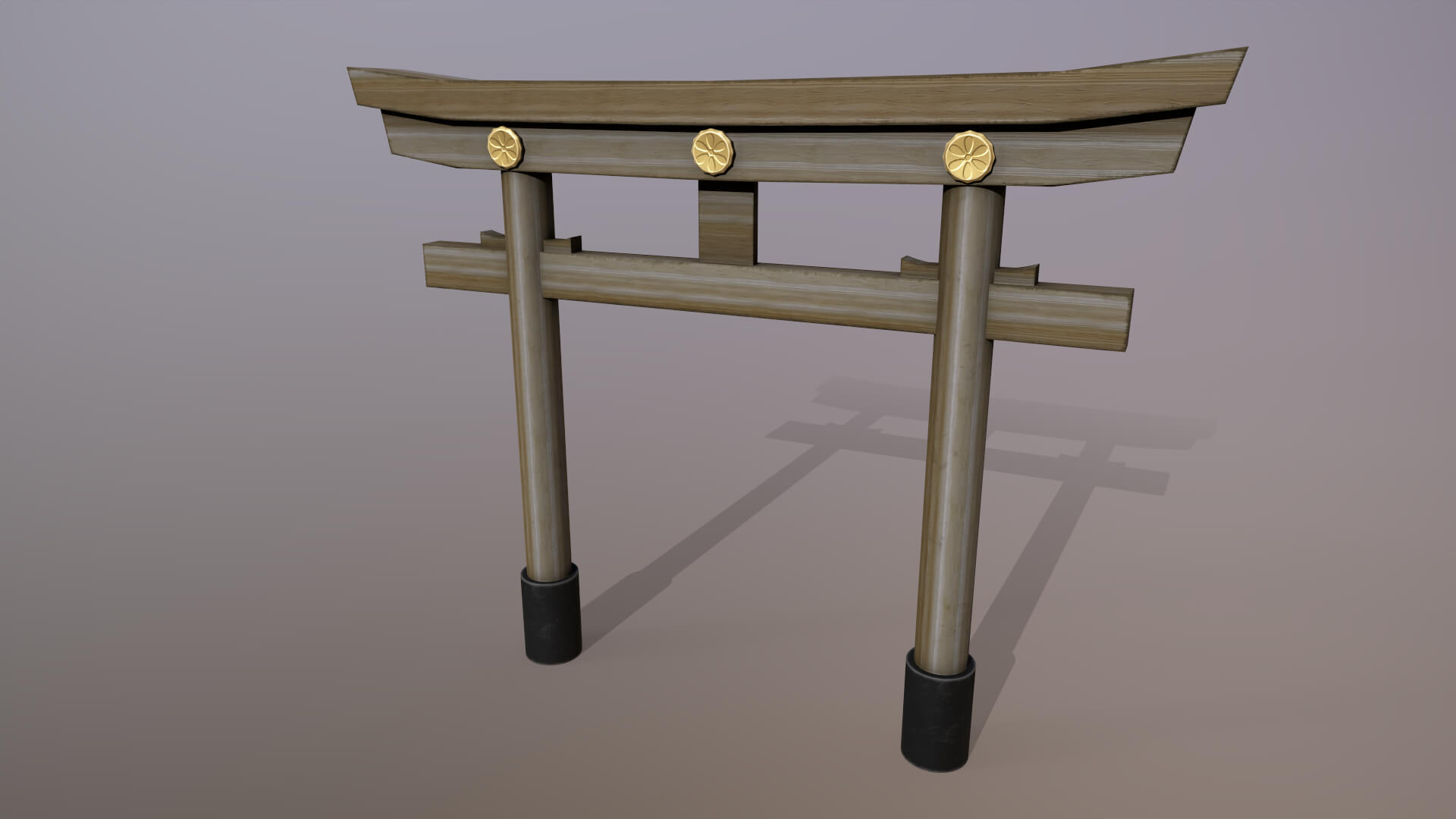 Japanese Torii - 3D Model by HUNTR3D