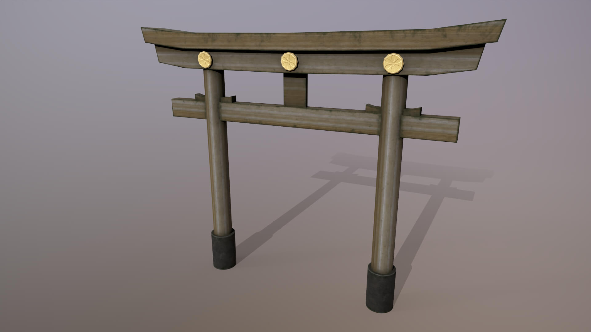 Japanese Torii - 3D Model by HUNTR3D