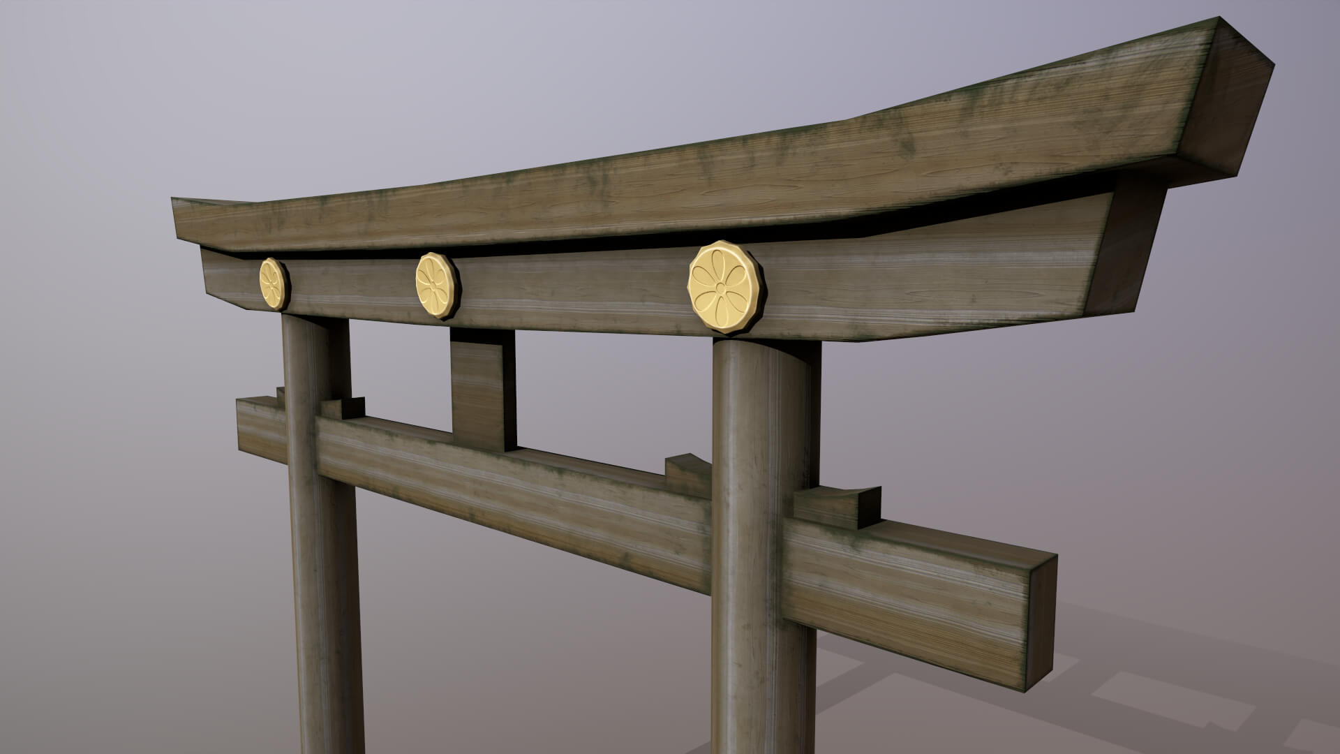 Japanese Torii - 3D Model by HUNTR3D