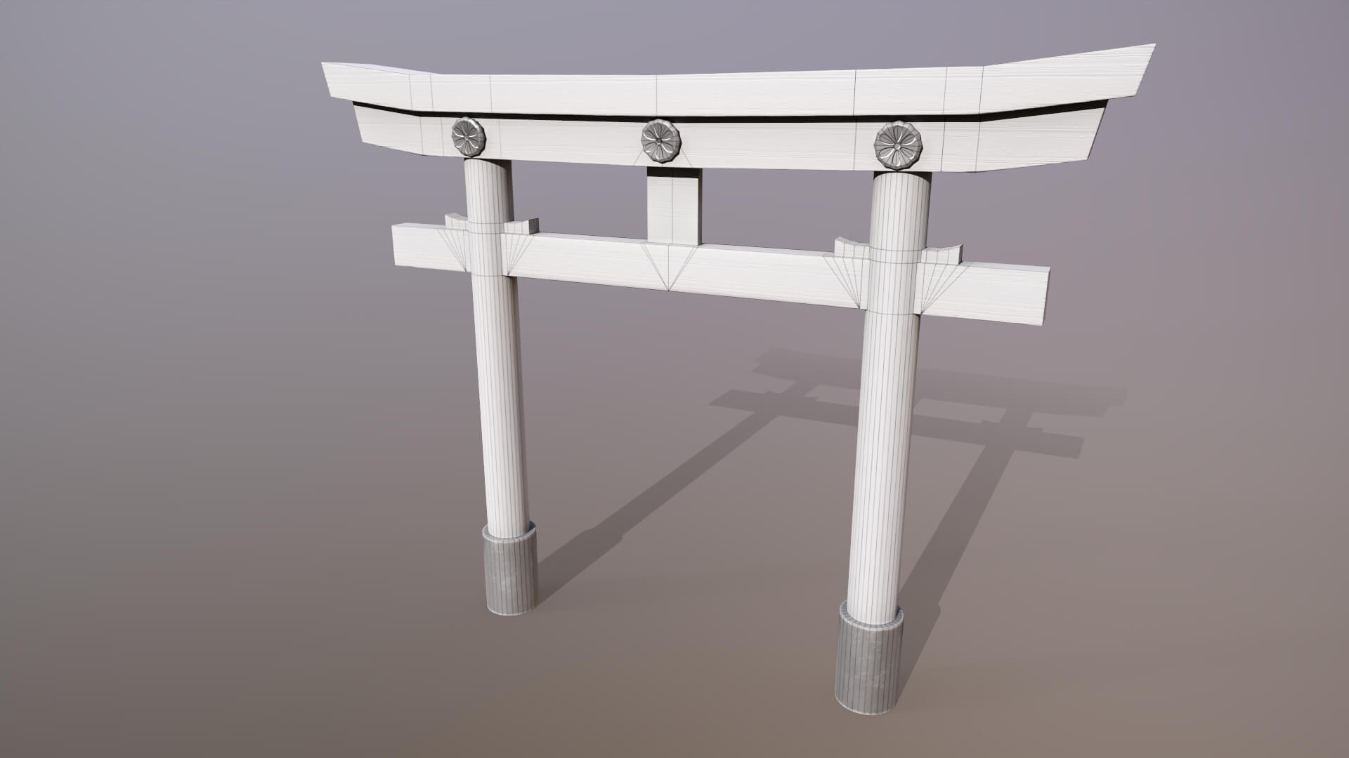 Japanese Torii - 3D Model by HUNTR3D