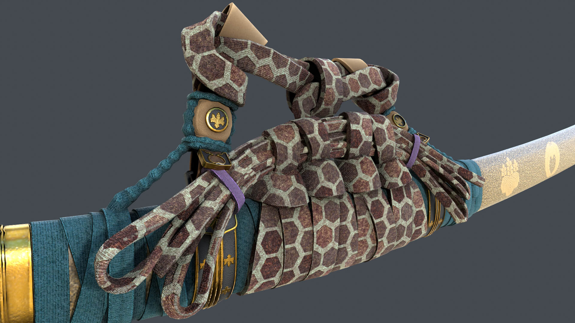 Katana ( Game Ready ) - 3D Model by HUNTR3D